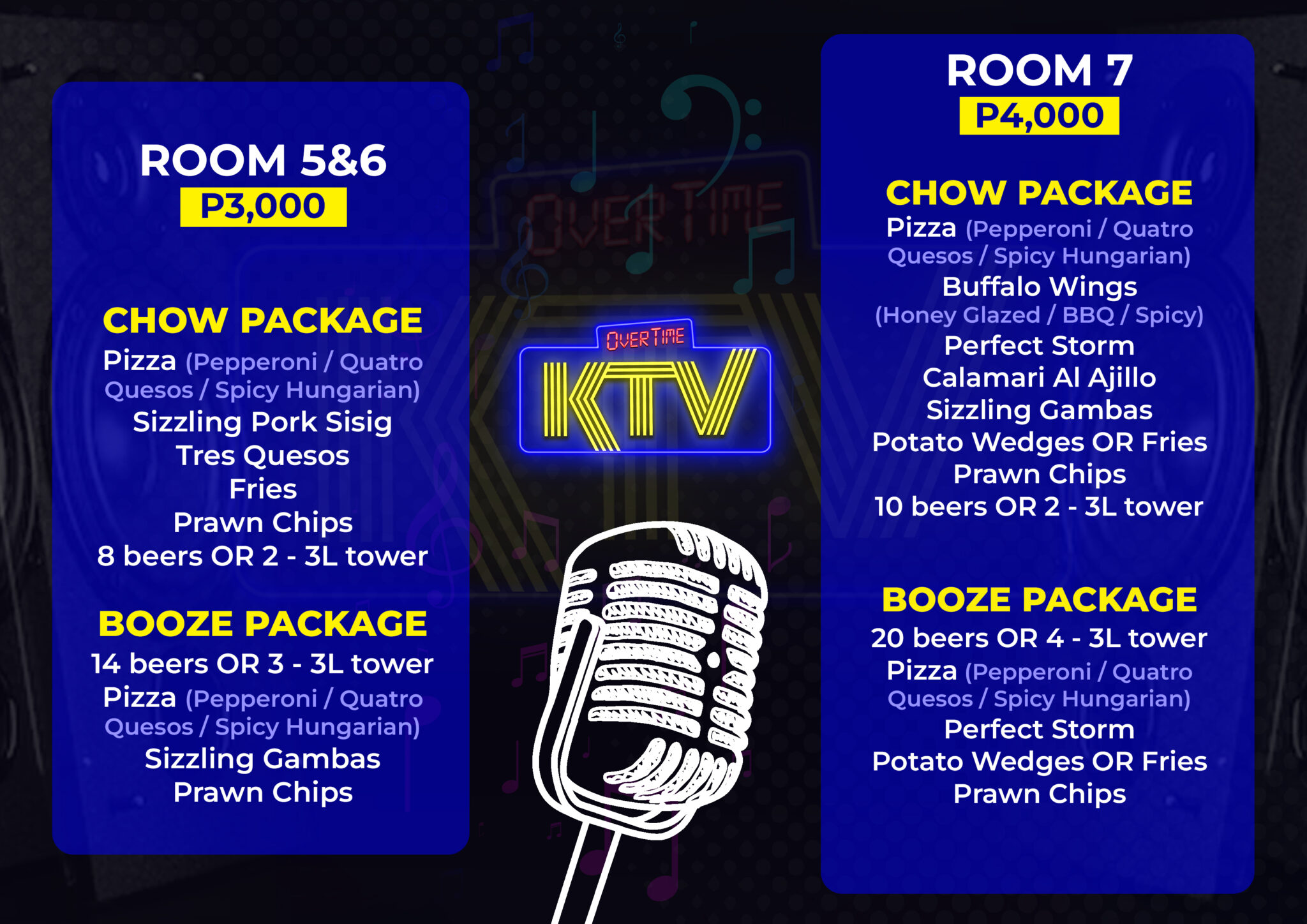 Overtime Menu - Deskanso Group